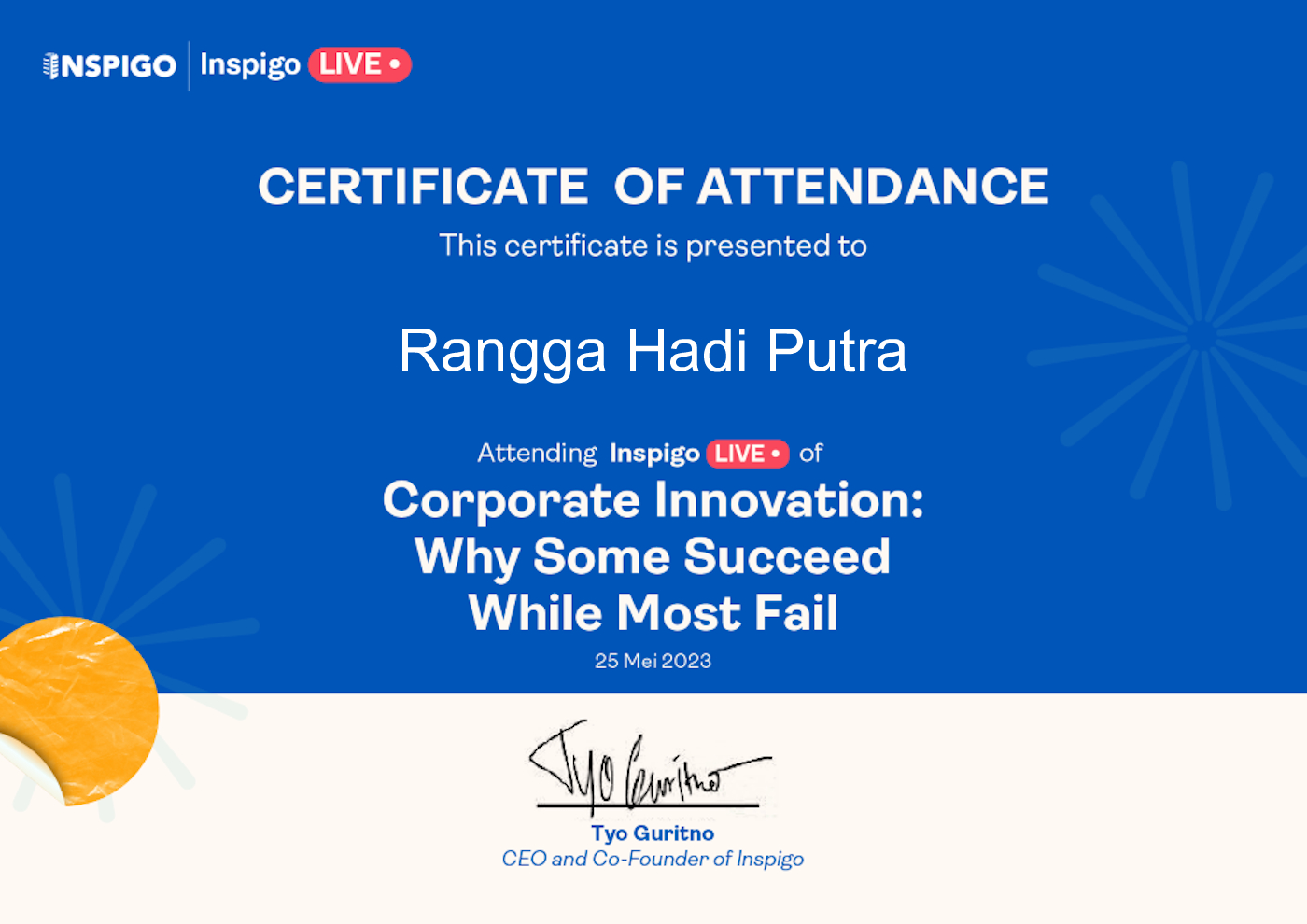 Rangga Hadi Putra - iOS App Developer - Apple Developer Academy | Indonesia | LinkedIn